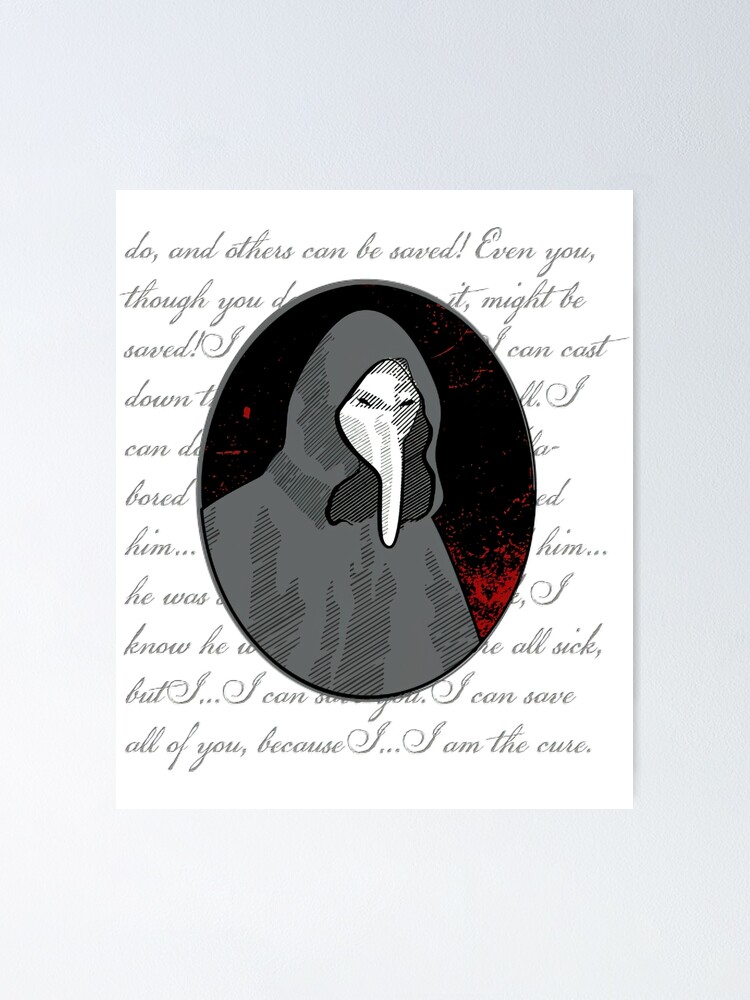 "SCP-049 SCP Foundation Plague Doctor Quote " Poster for Sale by ...