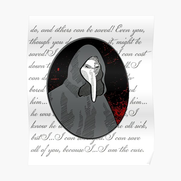 "SCP-049 SCP Foundation Plague Doctor Quote " Poster for Sale by ...