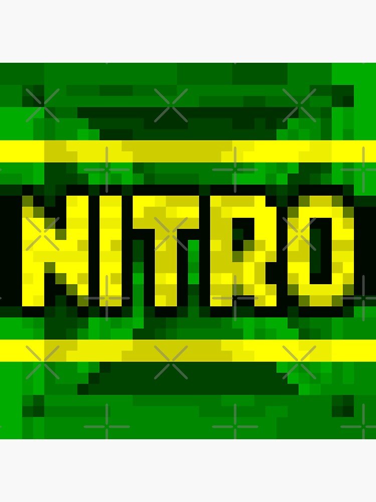 "Nitro Crash Box" Sticker for Sale by RetroMarty | Redbubble