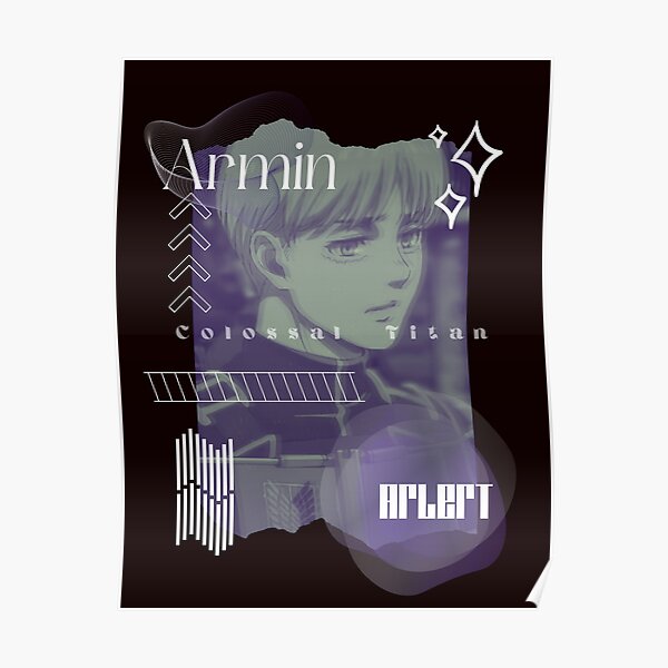 "Armin Arlert" Poster for Sale by CastGlitter | Redbubble