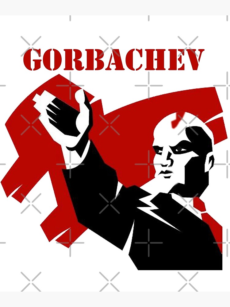 "Mikhail Gorbachev" Poster for Sale by Dark-Meme | Redbubble