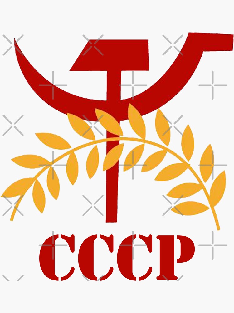 "CCCP" Sticker for Sale by Dark-Meme | Redbubble