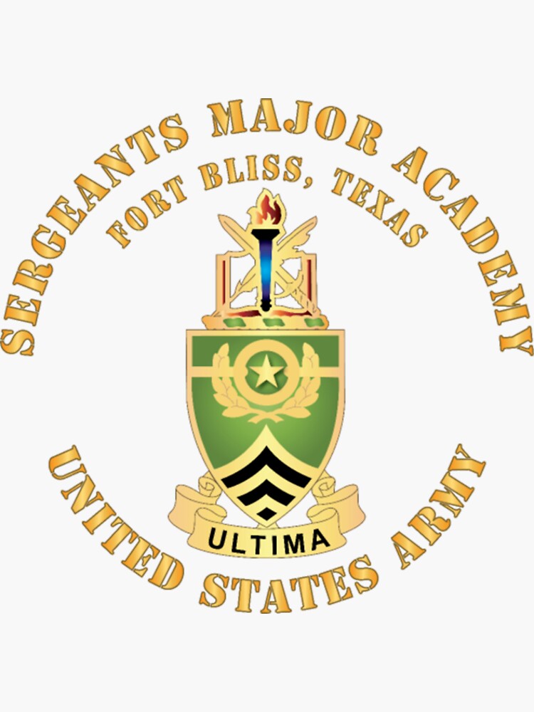 "Sergeants Major Academy DUI" Sticker for Sale by LeuleuLomom | Redbubble