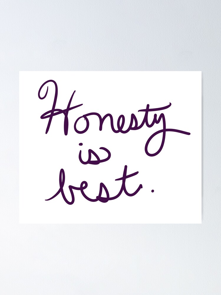 Truthfulness Poster 207 Honesty