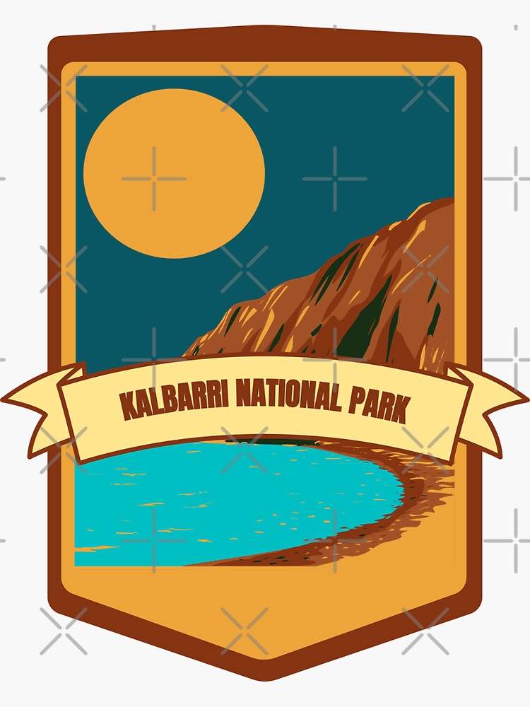 "Kalbarri National Park" Sticker for Sale by retrotravelart | Redbubble