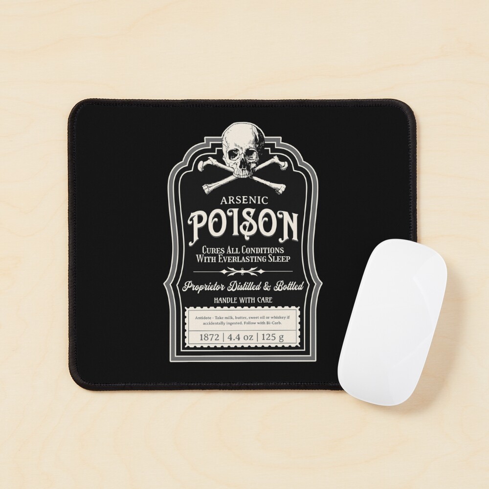 "Vintage Victorian Poison Apothecary Arsenic Label Gothic " Poster for ...