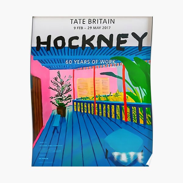 "Blue Terrace" Poster for Sale by spencermat | Redbubble