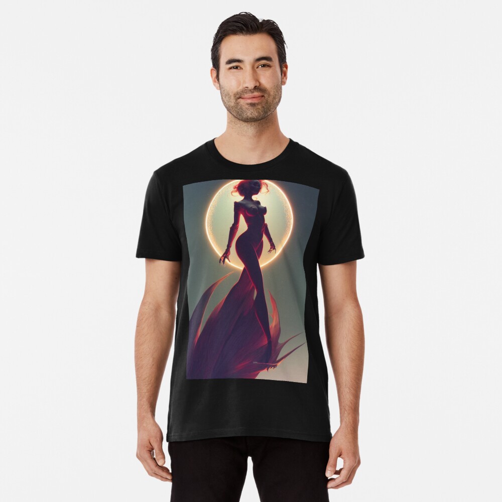 "Sexy Red Dragon Lady Lizard Art" Sticker for Sale by theniteflix ...