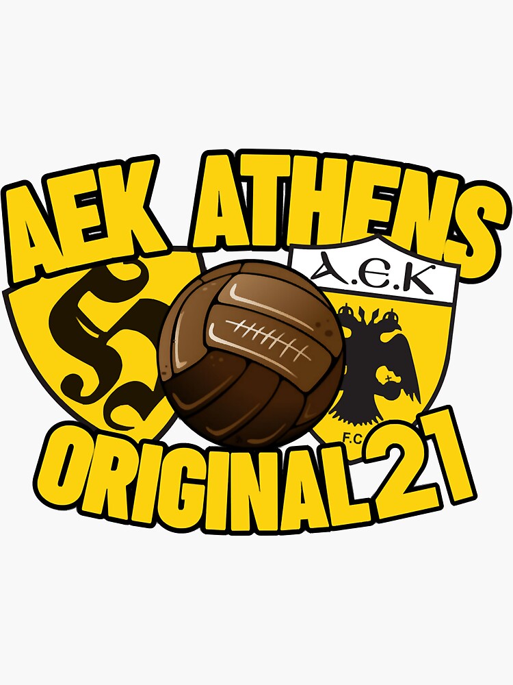 "AEK ATHENS - ORIGINAL 21" Sticker for Sale by TonyMciver | Redbubble