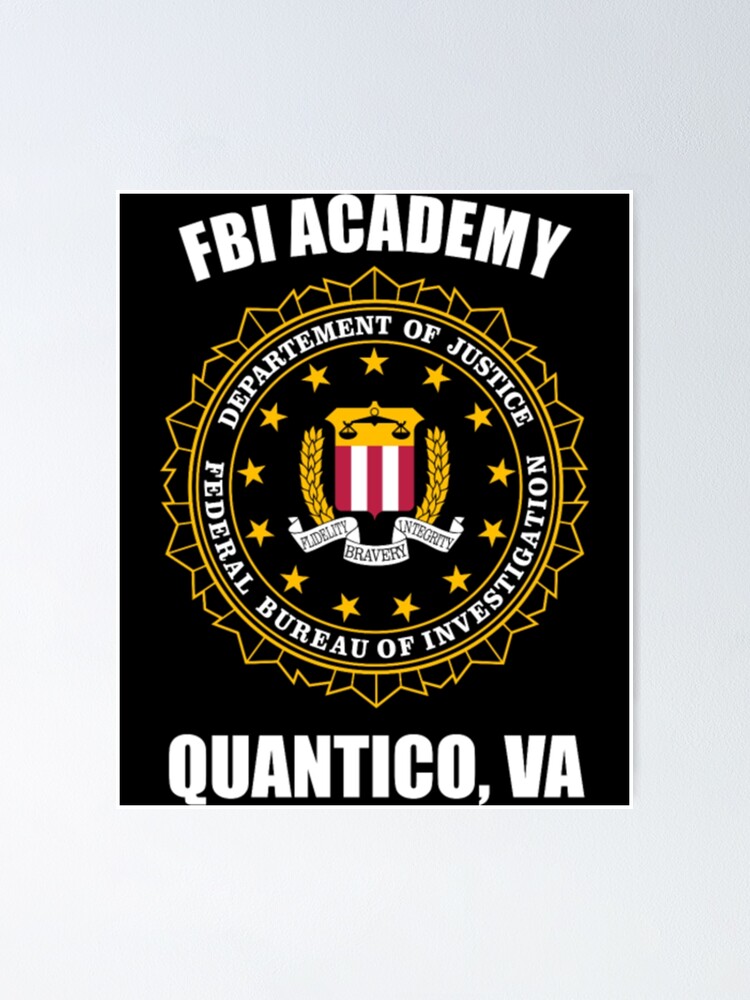 "FBI academy" Poster for Sale by AthurMeloli | Redbubble