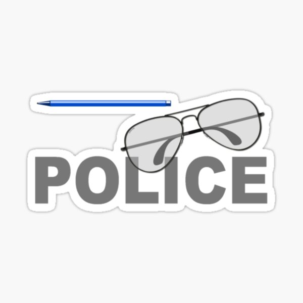 "Police Academy" Sticker for Sale by AthurMeloli | Redbubble