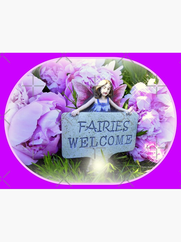 "Fairies Welcome" Poster for Sale by Vaengi | Redbubble