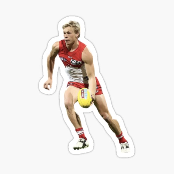 "Isaac Heeney Swans Finals Footy" Sticker for Sale by ijdesigns | Redbubble