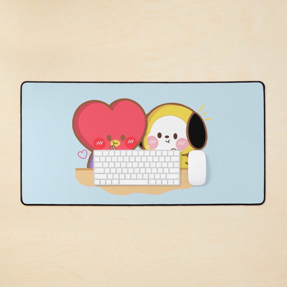 "Cute BTS BT21 Tata and Chimmy in VMIN Taehyung V and Jimin ship stan ...