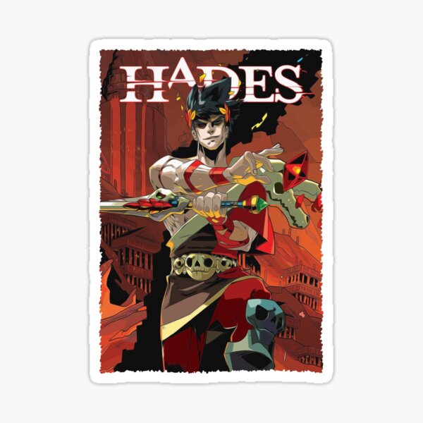 "HADES" Sticker for Sale by taylorwinth | Redbubble