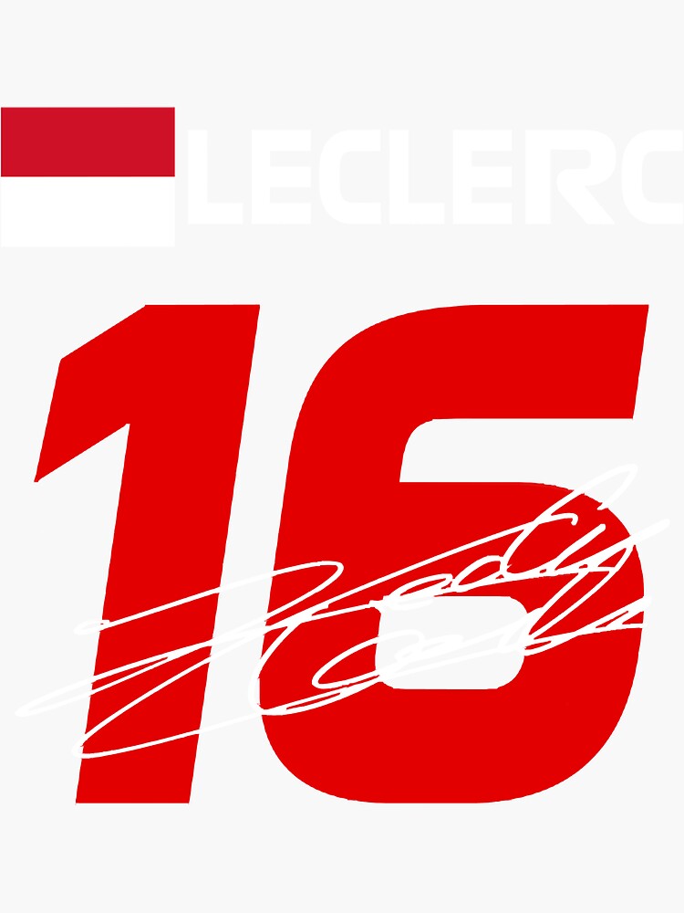 "LECLERC 16 F1 2022" Sticker for Sale by NormanRice | Redbubble