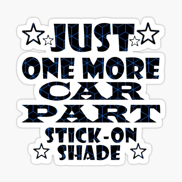 "STICK-ON SHADE" Sticker for Sale by geompattern | Redbubble