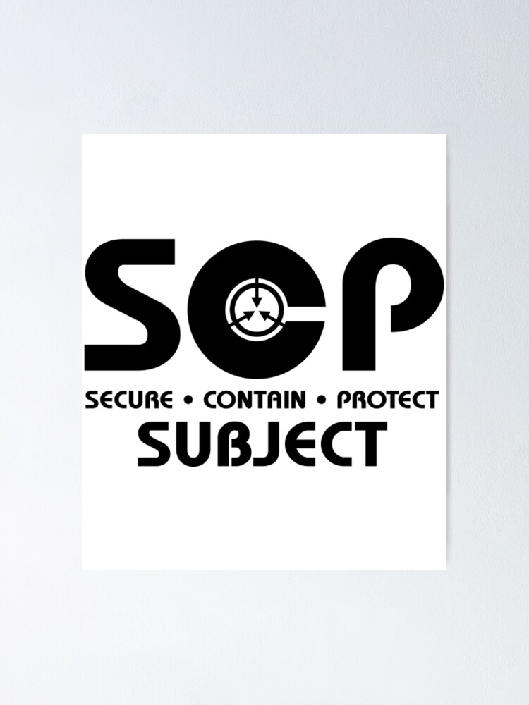"SCP Foundation " Poster for Sale by PaulineDaigle | Redbubble