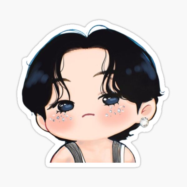 "v" Sticker for Sale by spunky-creation | Redbubble