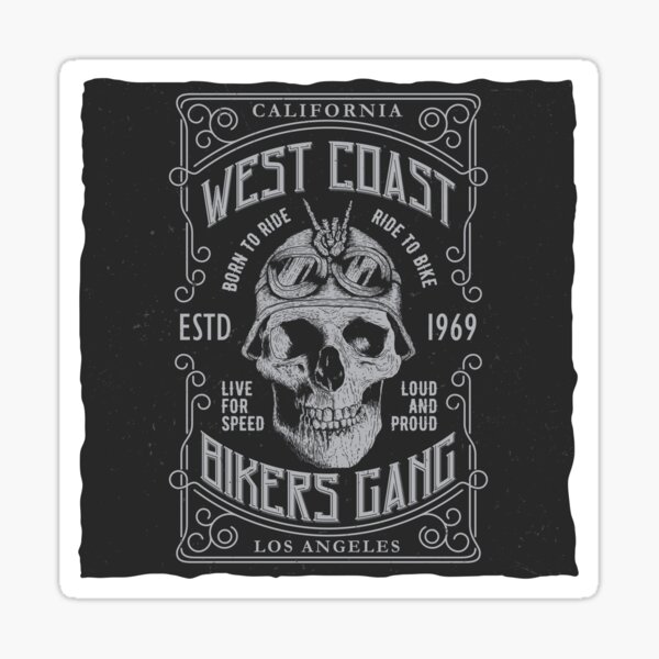 "bikers gang" Sticker for Sale by efedesigns | Redbubble