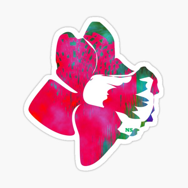 "Pink narcissistic spring flower" Sticker for Sale by Lamirabelle ...