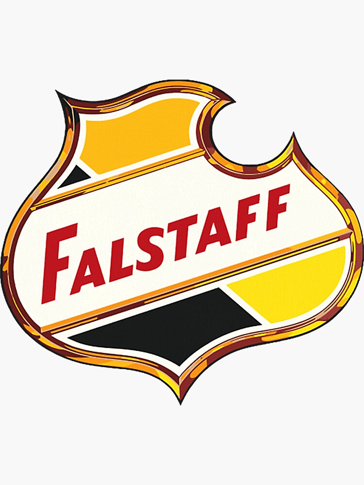 "falstaff retro defunct beer falstaff retro defunct beer" Sticker for ...
