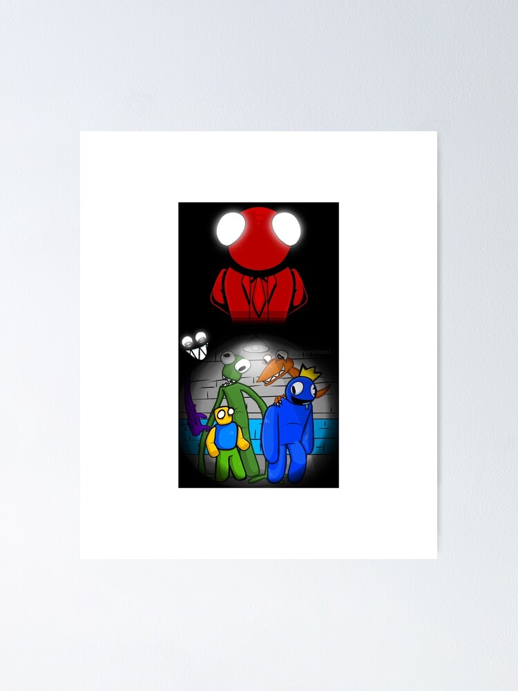 "rainbow friends game" Poster for Sale by lara-kli | Redbubble