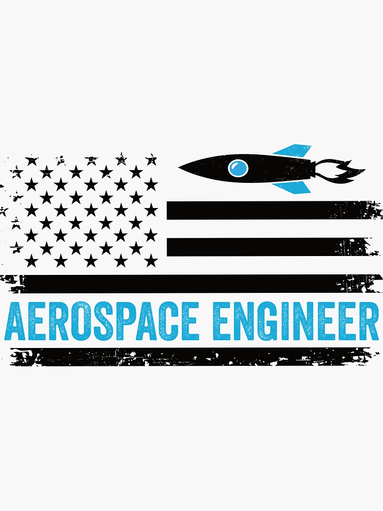 "Aerospace Engineer Distressed Vintage USA Flag Rocket: Funny Aerospace ...