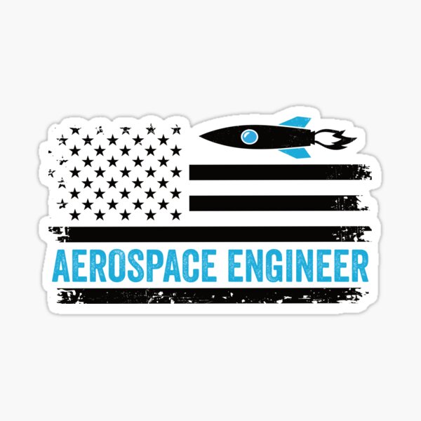 "Aerospace Engineer Distressed Vintage USA Flag Rocket: Funny Aerospace ...