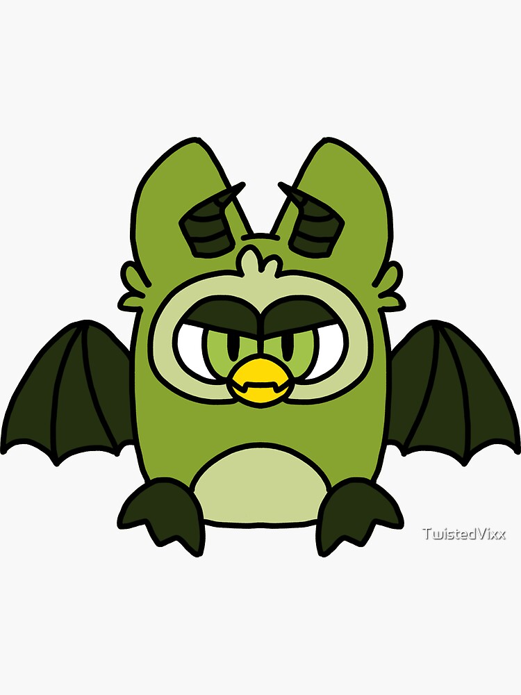 "Halloween Furby - Zombie Palette " Sticker for Sale by TwistedVixx ...