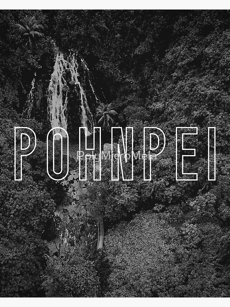 "Pohnpei" Sticker for Sale by PolyMicroMela | Redbubble