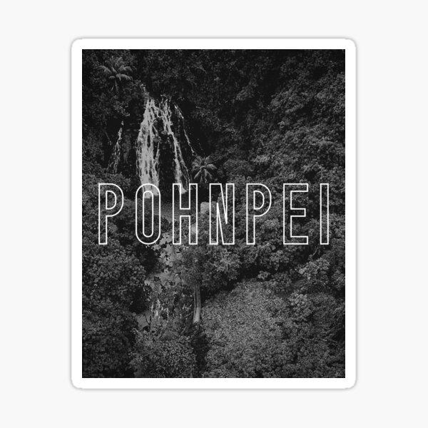 "Pohnpei" Sticker for Sale by PolyMicroMela | Redbubble