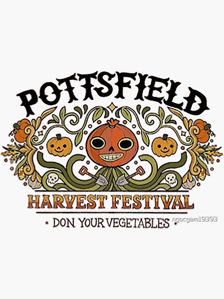 "Pottsfield Harvest Festival" Sticker for Sale by ngocgam19393 | Redbubble