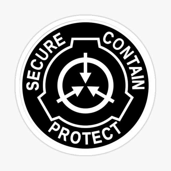 "SCP Patch - inverted " Sticker for Sale by PaulineDaigle | Redbubble