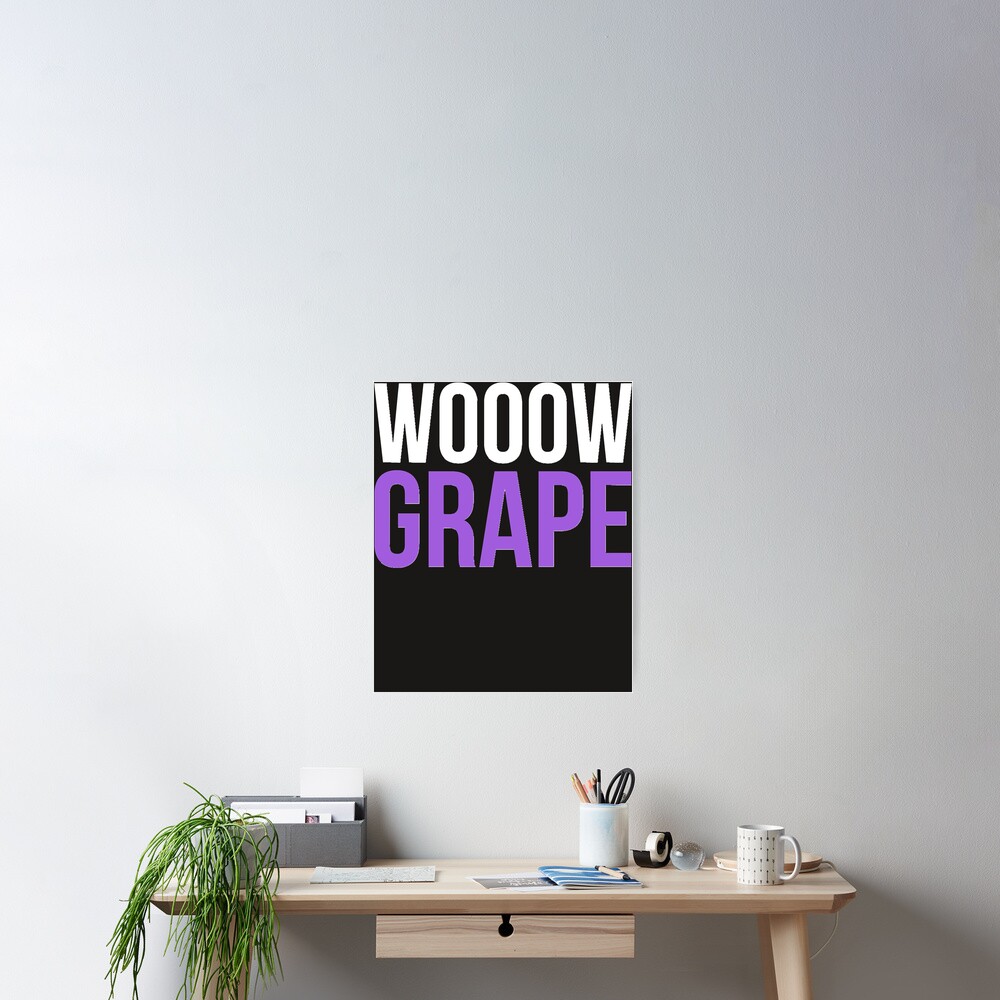 "Wow Grape Pakistan Meme" Poster for Sale by RosaGuerra12 | Redbubble