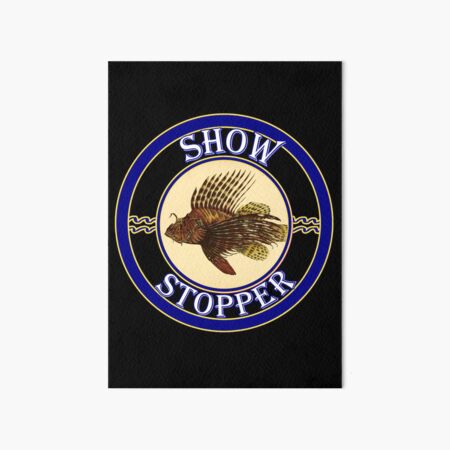 "'Show Stopper' Old Book Lionfish Graphic - Funny Quotes Designs for T ...