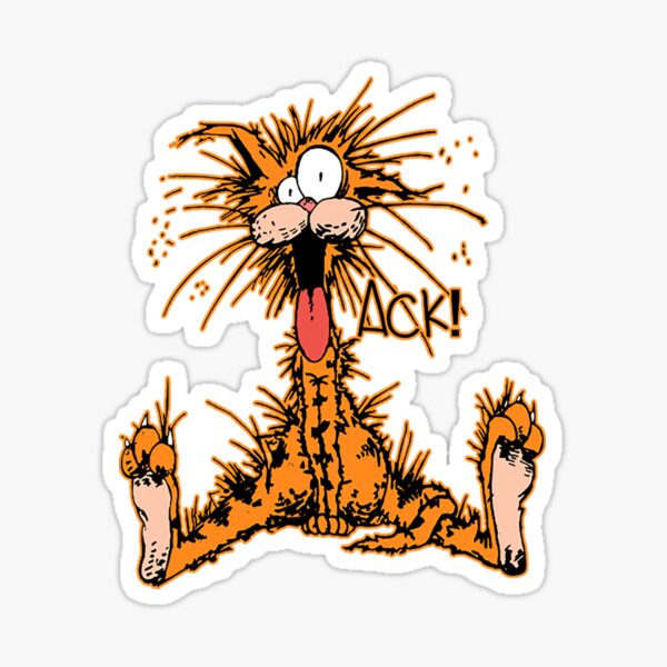 "Bill The Cat " Sticker for Sale by CatalinaKeith | Redbubble
