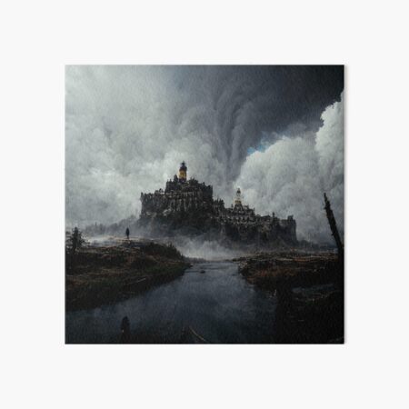 "Arcane Castle - Epic Castle Fantasy Art" Art Board Print for Sale by ...