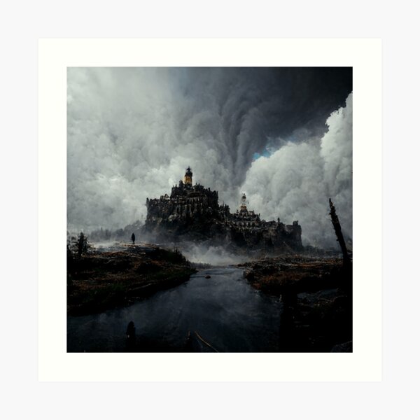 "Arcane Castle - Epic Castle Fantasy Art" Art Print for Sale by ...