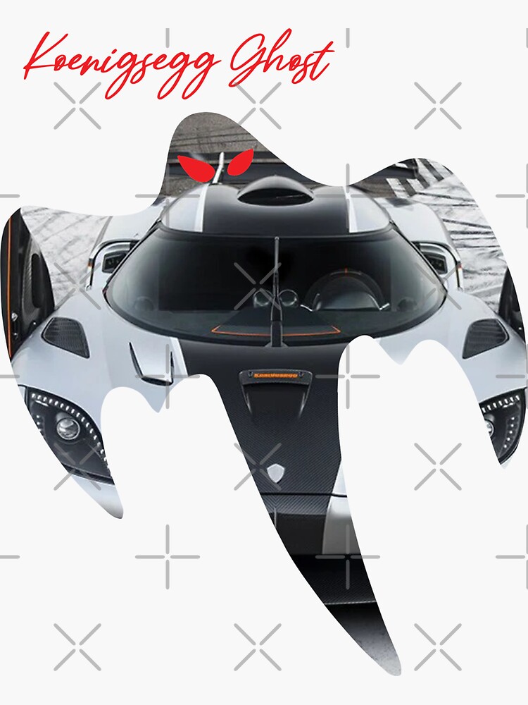 "koenigsegg ghost" Sticker for Sale by artroom1985 | Redbubble