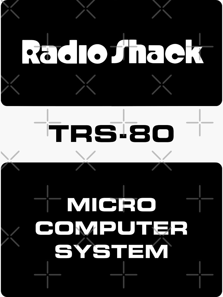 "Rádiosháck Trs 80 Unisex" Sticker for Sale by zangldage | Redbubble