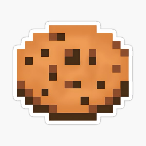 Minecraft Cookie Classic Sticker For Sale By Zigatascob Redbubble