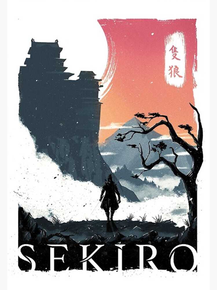 "Sekiro Samurai " Sticker for Sale by KelseyJocelyn | Redbubble