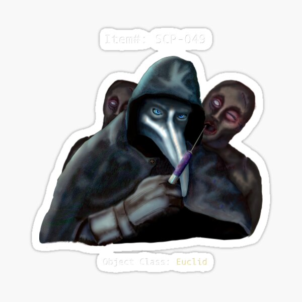 "SCP 049 " Sticker for Sale by PaulineDaigle | Redbubble