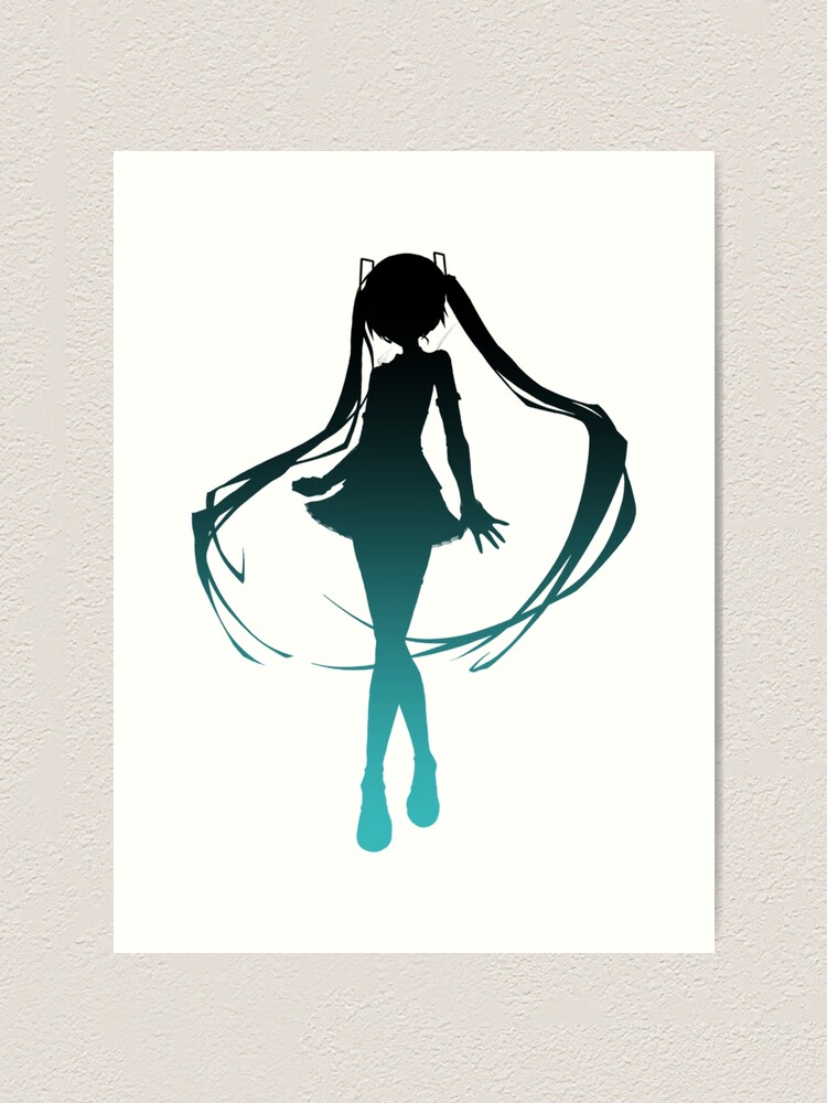 "Hatsune Miku V4 Shadow Art (Style 2) " Art Print for Sale by ...