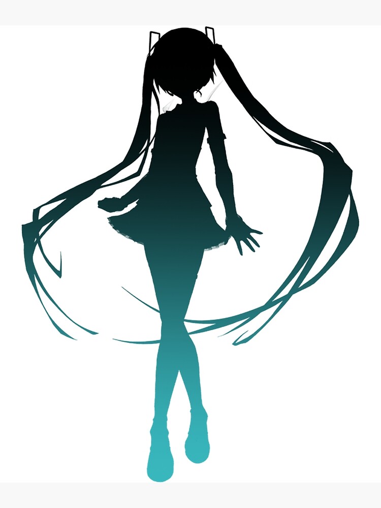 "Hatsune Miku V4 Shadow Art (Style 2) " Art Print for Sale by ...