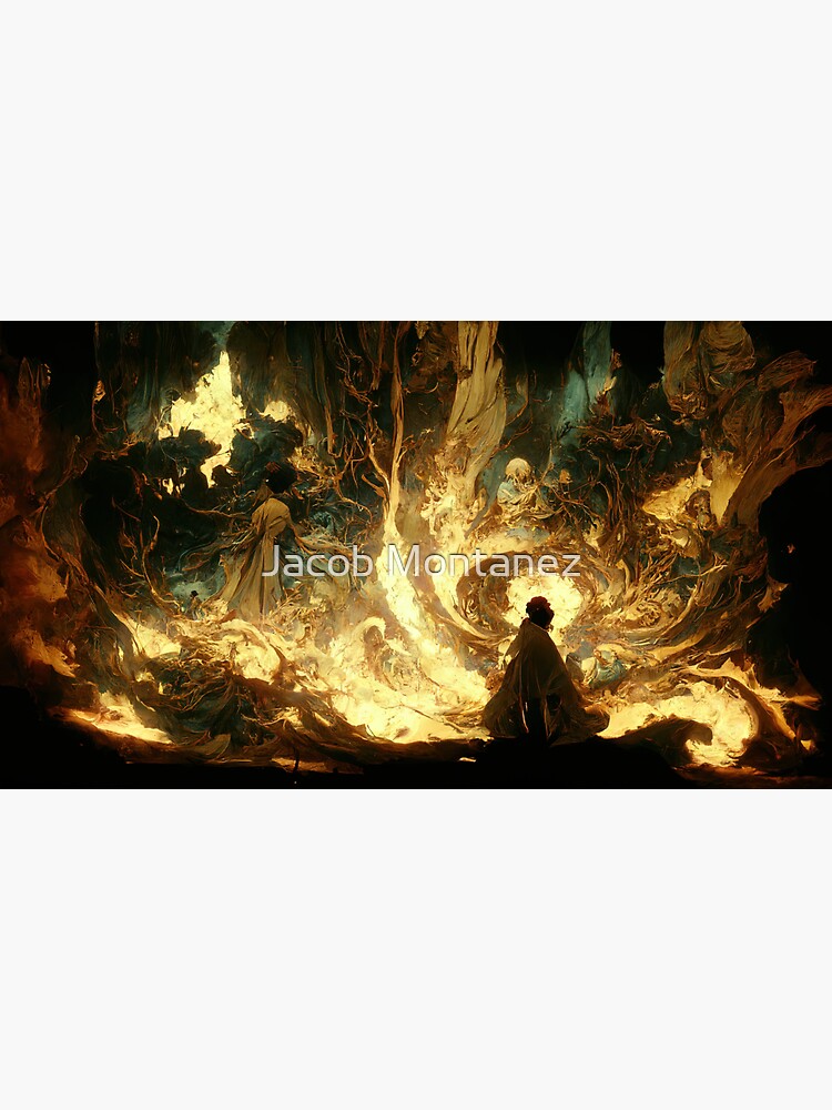 "Elemental Sorcerer Scorned by a Lover" Sticker for Sale by Jacob ...