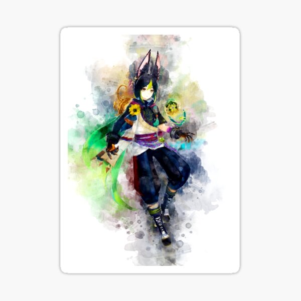 "Tighnari - Genshin Impact (Watercolor)" Sticker for Sale by ...