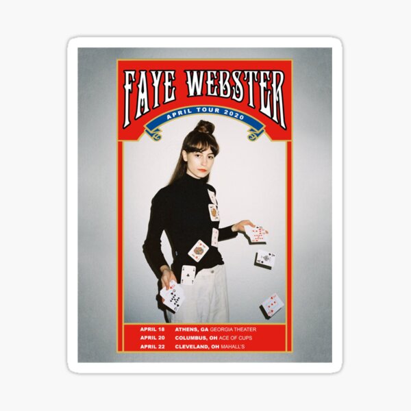 "Faye Webster " Sticker for Sale by CieloHartmann | Redbubble