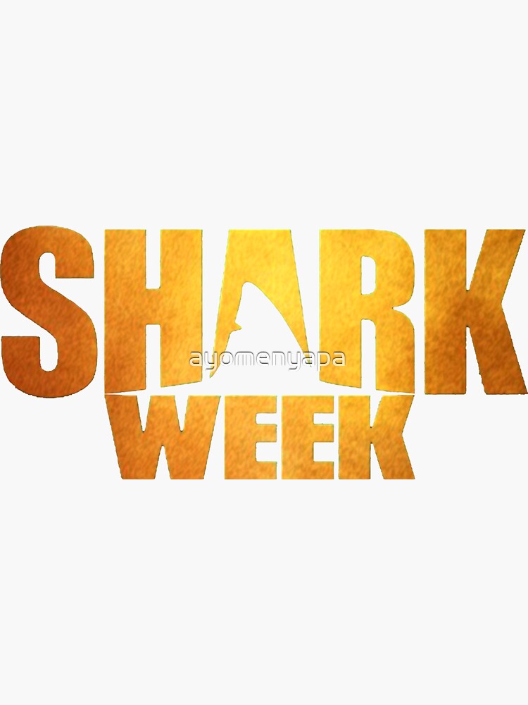 "shark week" Sticker for Sale by ayomenyapa | Redbubble